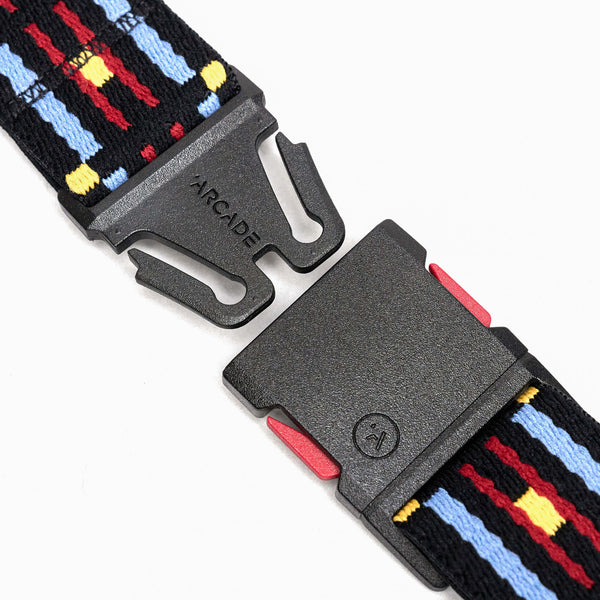 Keyah Slim-Black/Sky - Arcade Belts Australia